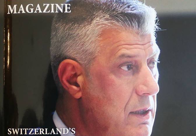 The Dutch magazine "Diplomat" puts Thaci on the front page (Photo ...