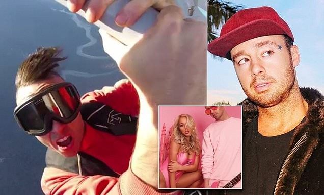 Painful: Canadian rapper Jon James falls to his death from the plane ...
