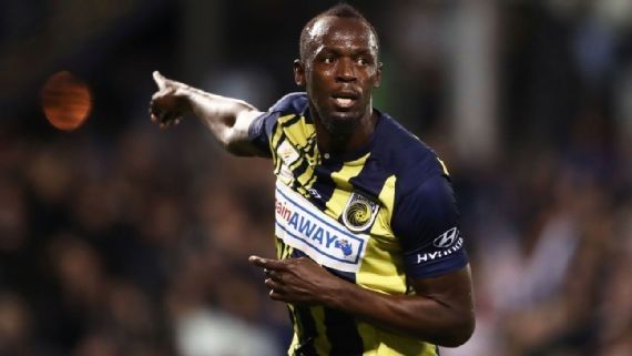 Bolt scores two goals with the Central Coast Mariners team - Telegrafi ...