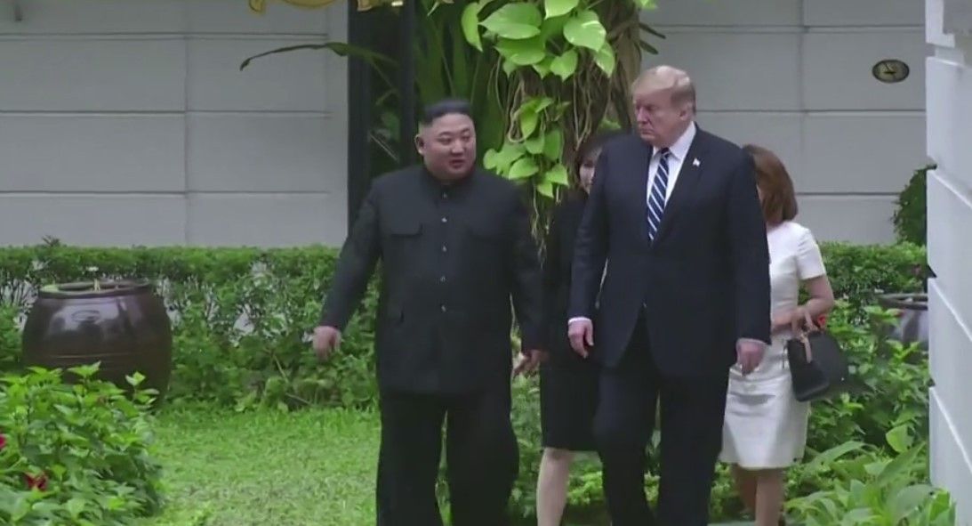 The state television of North Korea publishes footage of the Trump-Kim ...