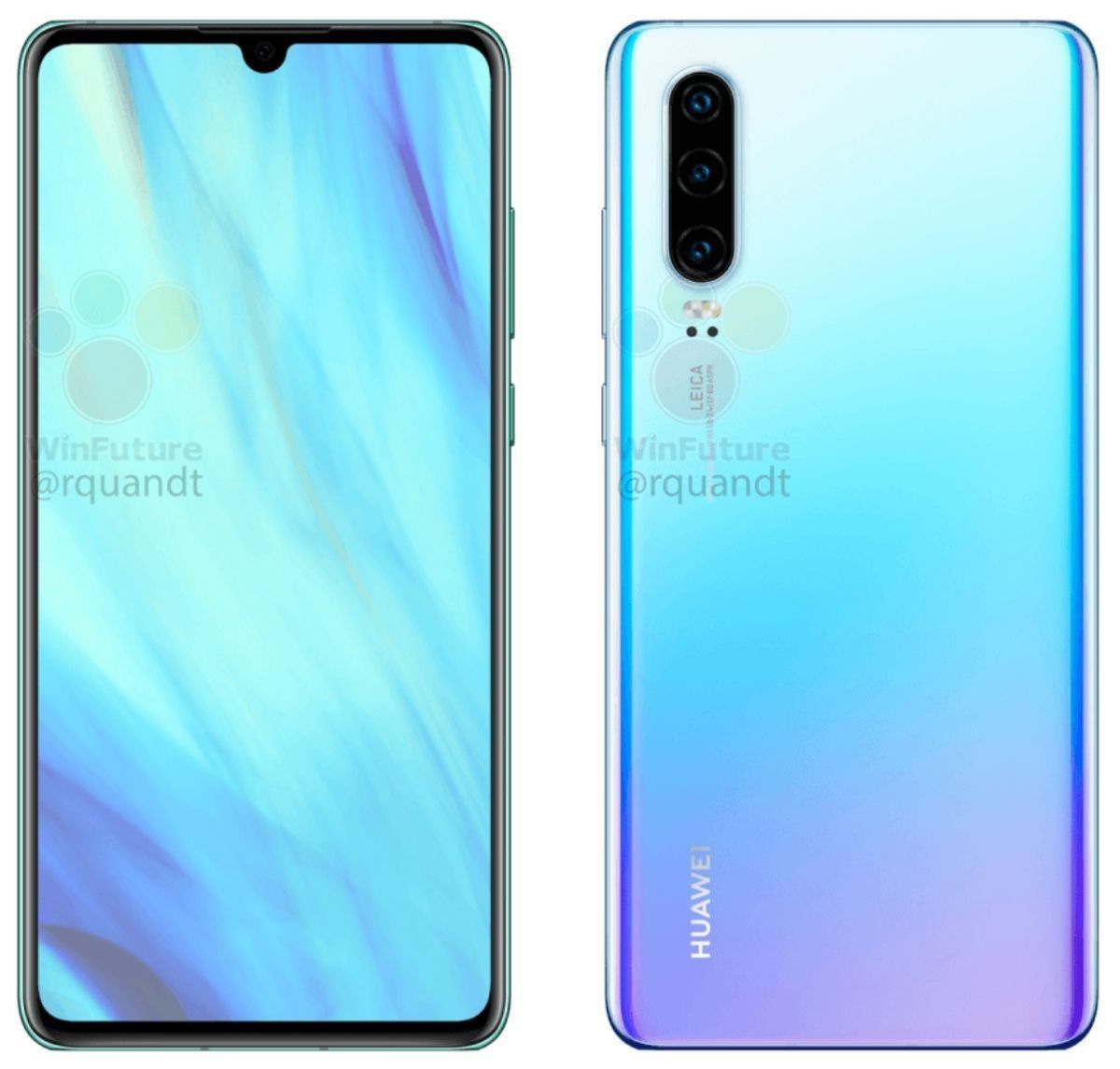 Additional specifications of the Huawei P30 and P30 Pro are revealed ...