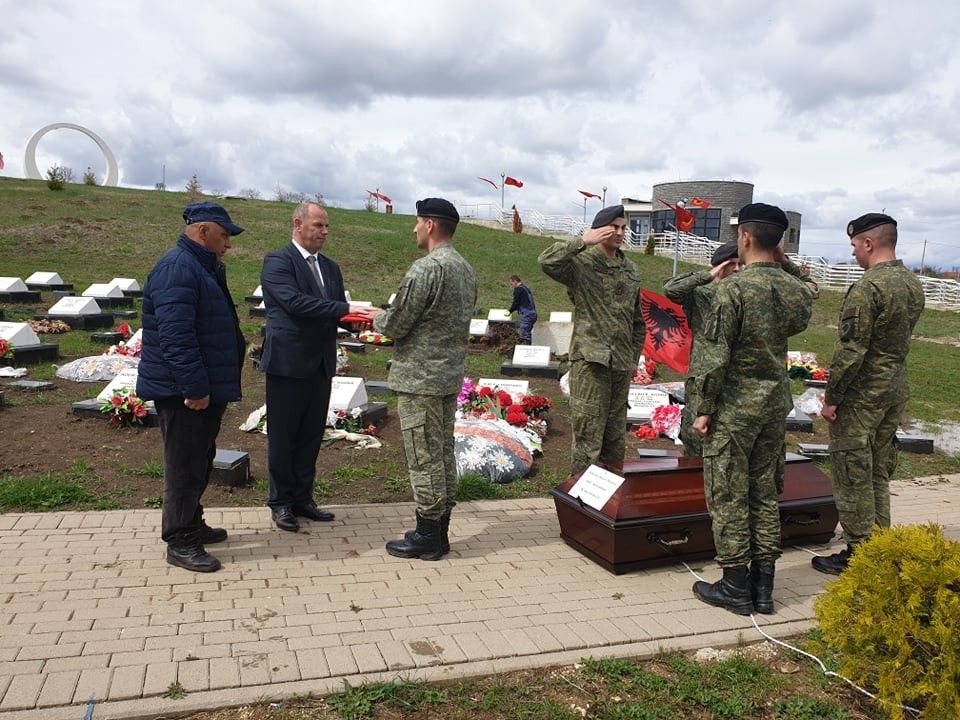 Martyr Behram Hazir Morina is reburied in the cemetery of Martyrs in ...