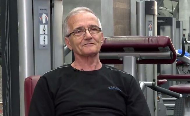 Seven-time champion in the former Yugoslavia, Idriz Humolli, the living ...