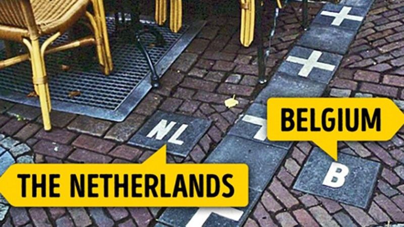 Strange borders that separate the states (Photo) - Telegraph - Telegraph