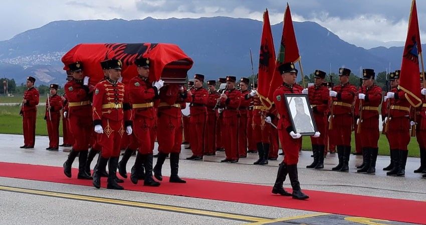 The body of Major Tanushi, who lost his life in Latvia, arrives in ...