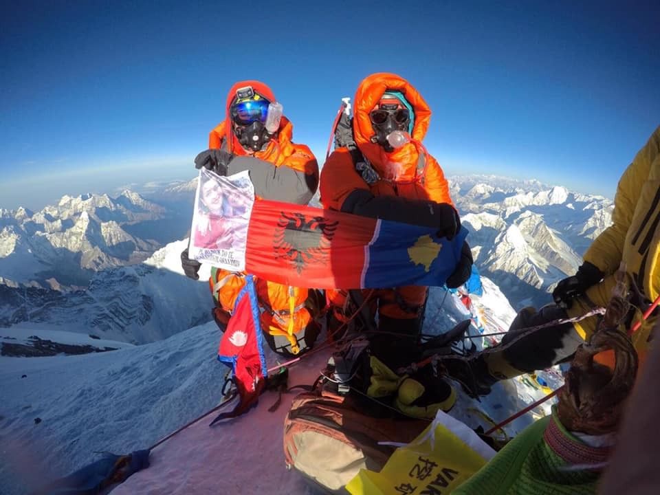 Mrika Nikqi, as a 17-year-old, becomes the first mountaineer to ...