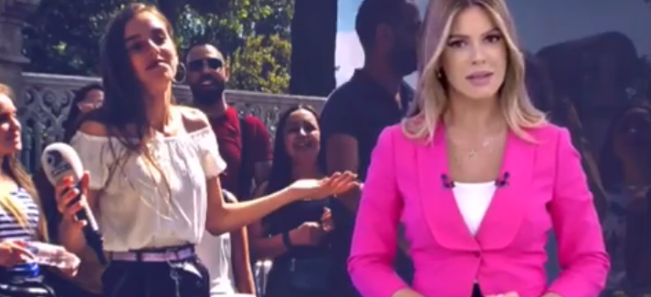 Turkish media reports on the debut of Aida Doçi's sister on the music ...