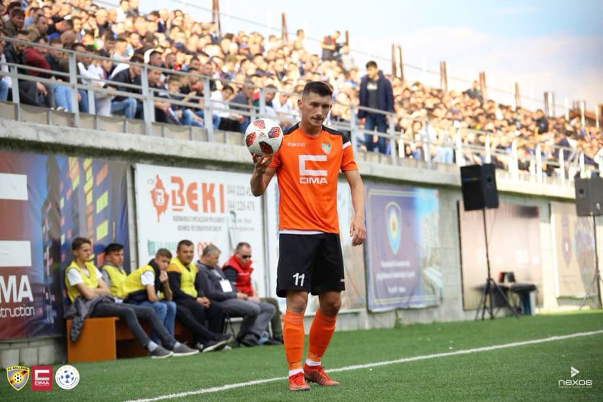 Topalli speaks after the scored goal and has a special dedication ...