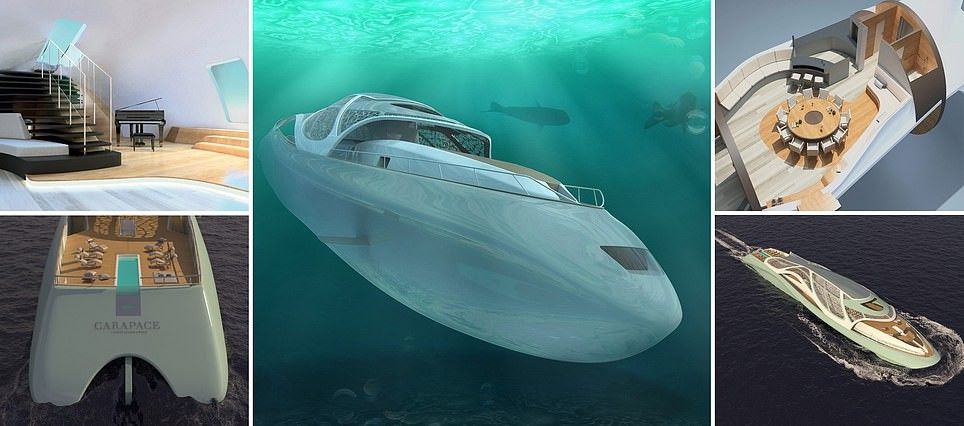 The luxury superyacht that can transform into a submarine and stay ...