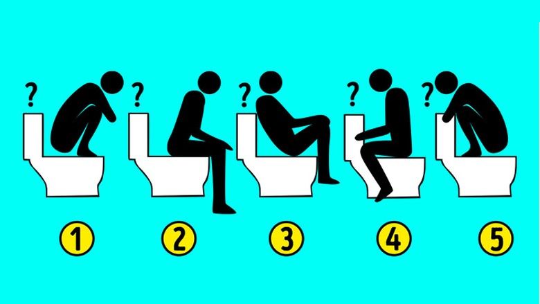 What is the correct position to sit on the toilet? Learn now ...