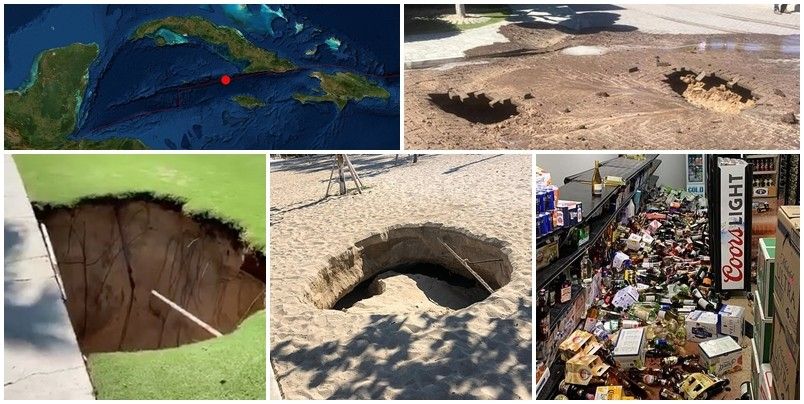A powerful earthquake hits the Cayman Islands, a tsunami alert is ...