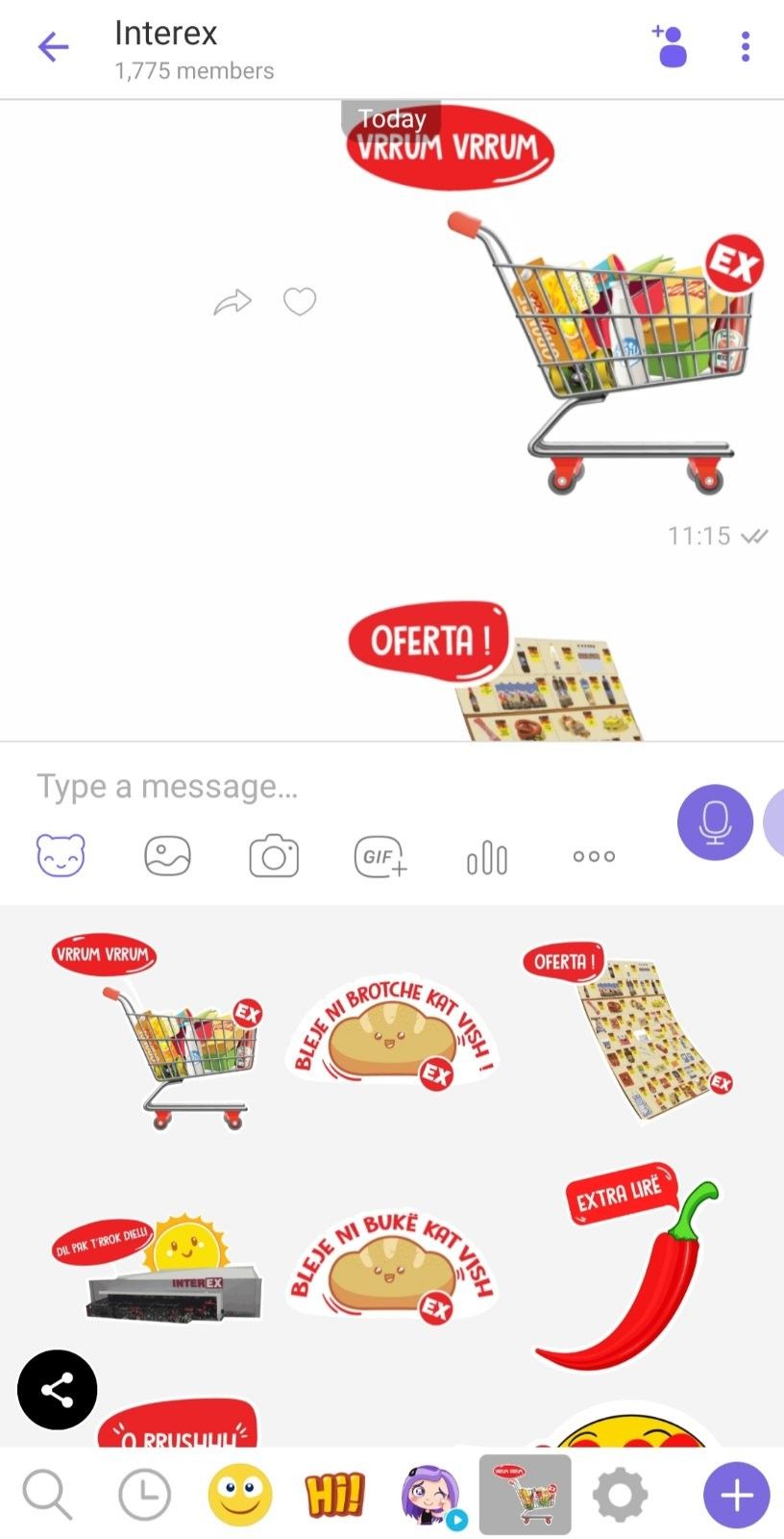 For those of you who use Viber, the best 'stickers' in the country ...