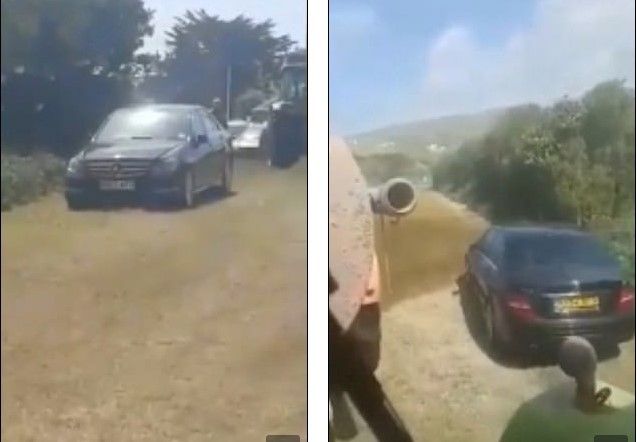 Shkon në plazh dhe parkon veturën në arë, fermeri anglez nervozohet me ...