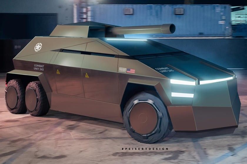 Armored Tesla Cybertruck that may also be battle-capable - Telegraph ...