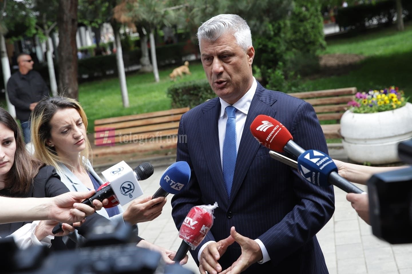 Thaçi believes in reaching an agreement with Serbia during the ...