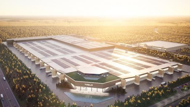 Elon Musk shows what the giant Tesla factory near Berlin will look like ...