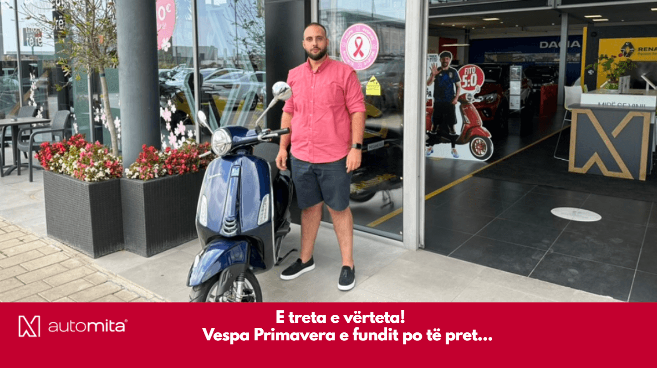 Don't miss the last chance to win a new Vespa from Auto Mita ...