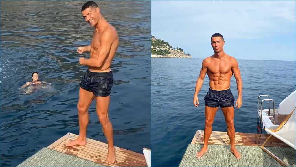 Cristiano Ronaldo again in the center of attention with his muscular ...