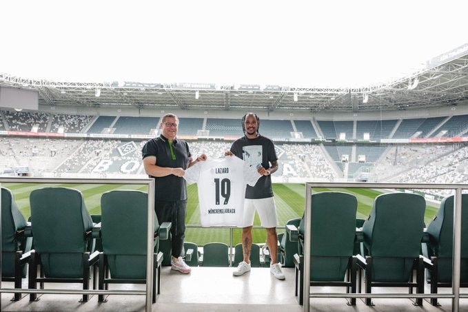 Official: Lazaro is transferred to Borussia Monchengladbach - Telegraph ...
