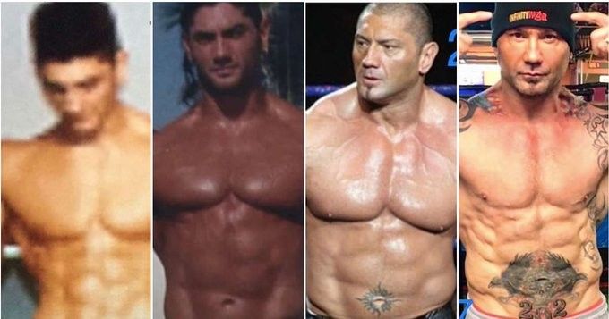 WWE legend Bautista reveals 33-year-old body transformation, always a ...