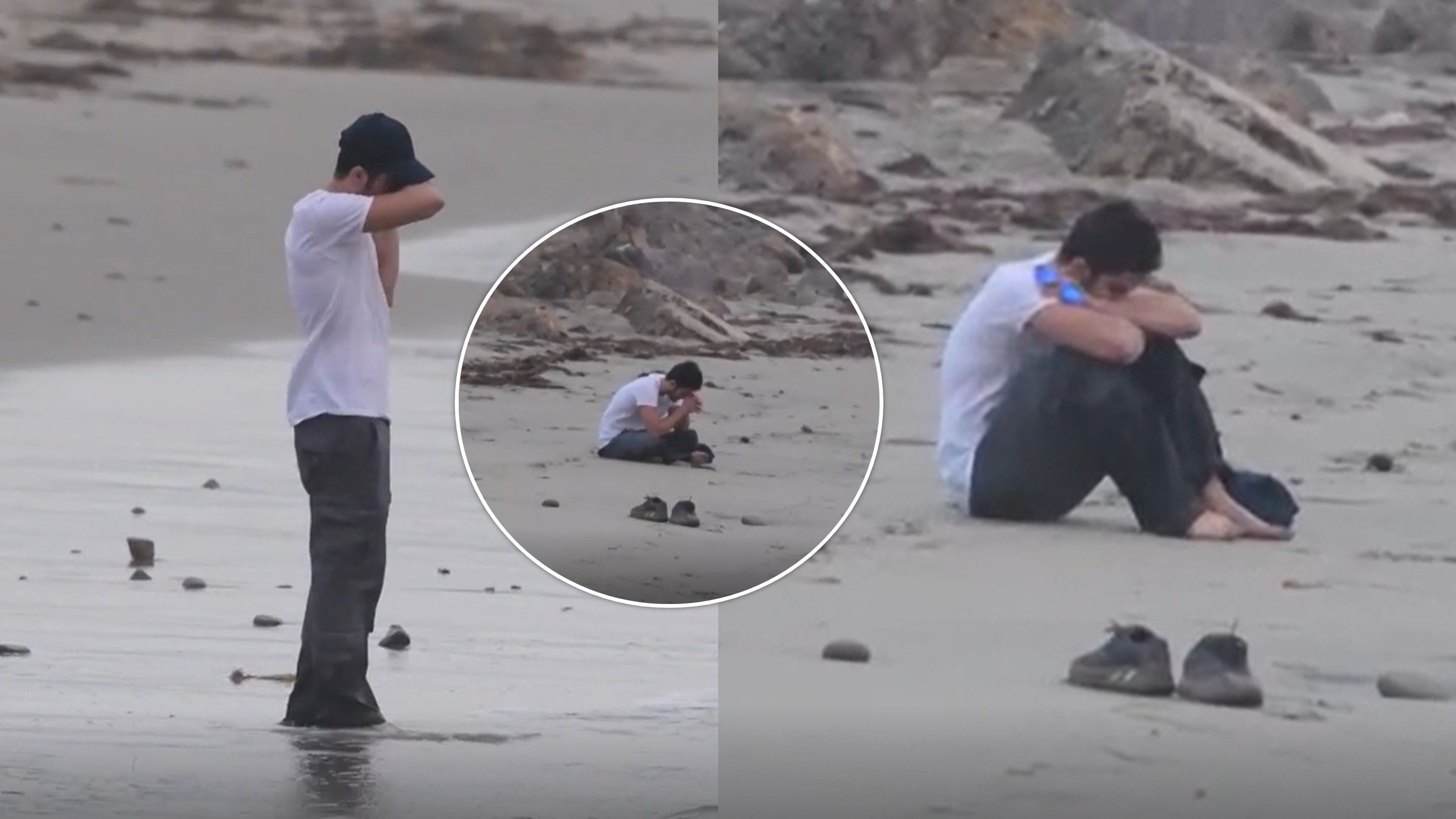 Demi Lovato's ex-partner, Max Ehrich, is photographed crying at the ...