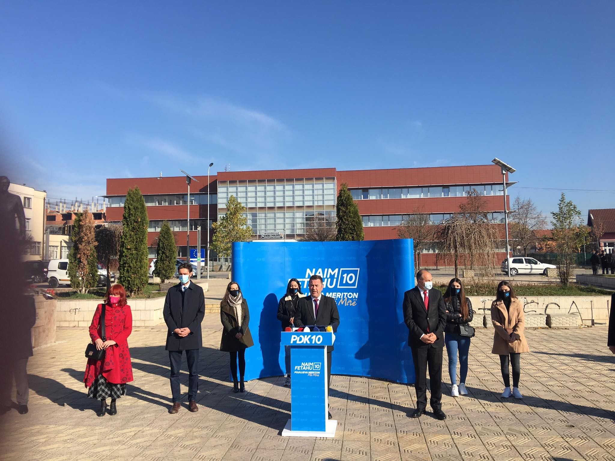 PDK's Naim Fetahu at the opening of the campaign in Podujevë: We are ...