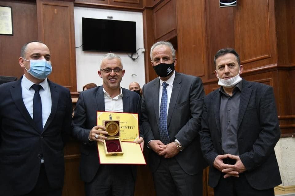 The Municipality of Prizren awards Halil Kastrati the title of 'Honor ...