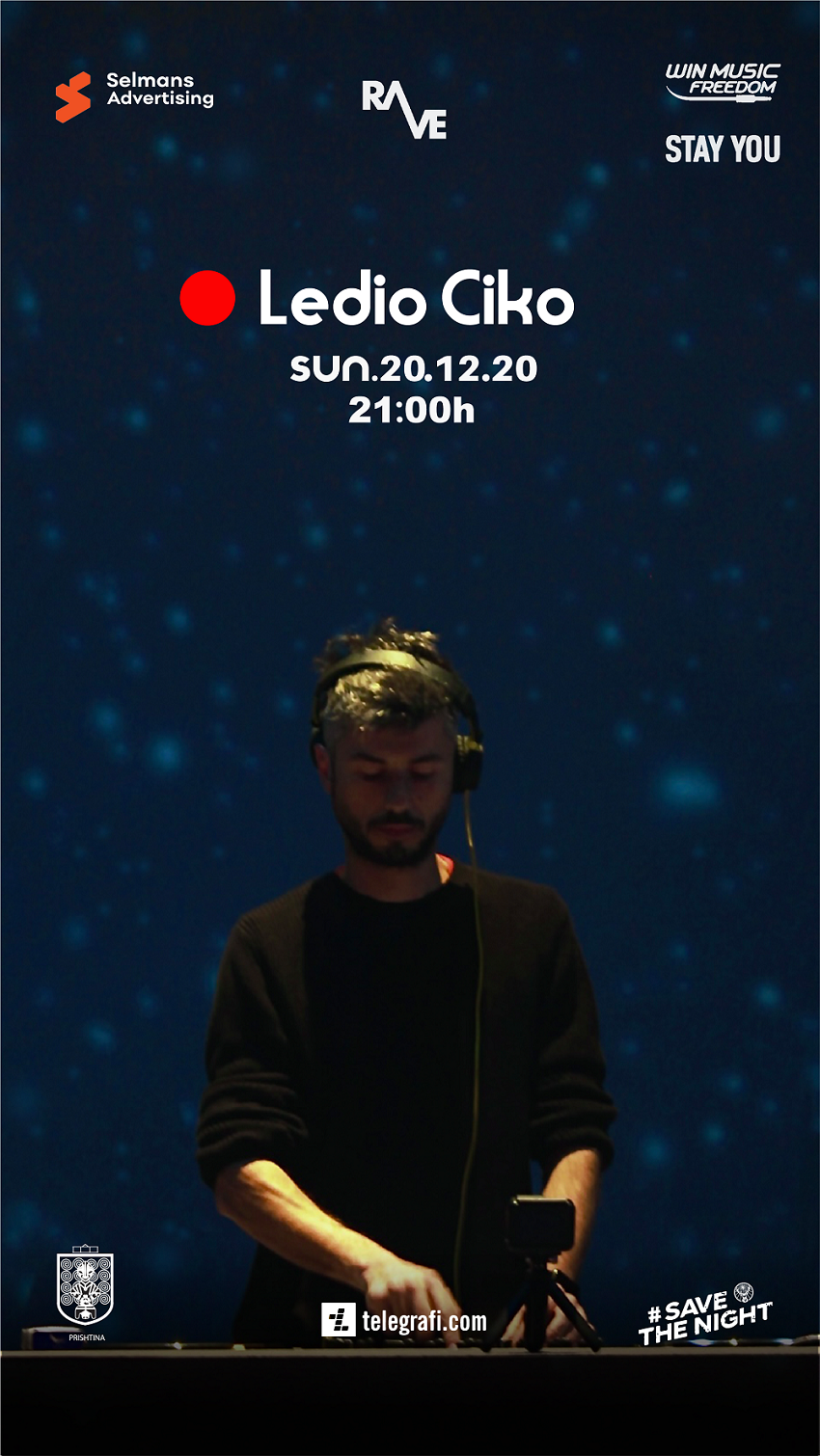 'Rave' pre-closing with Ledio Ciko in "Festo me Rave" - Telegrafi ...