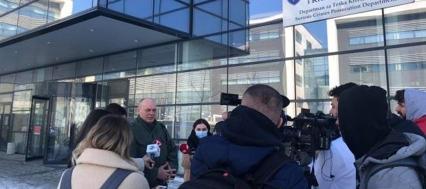 Agim Çeku after the announcement of the acquittal in the "Veterans ...