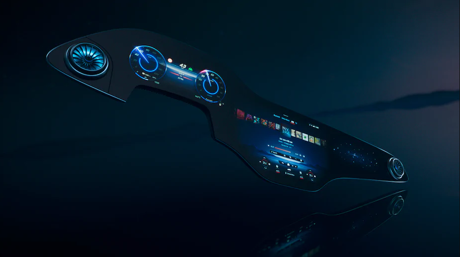 Mercedes-Benz EQS screen revealed - Telegraph - Telegraph