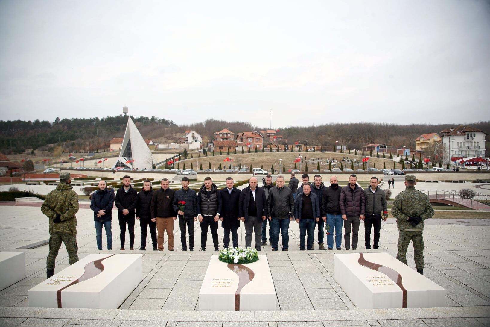 Al Trade Center staff paid tribute at the "Adem Jashari" memorial ...