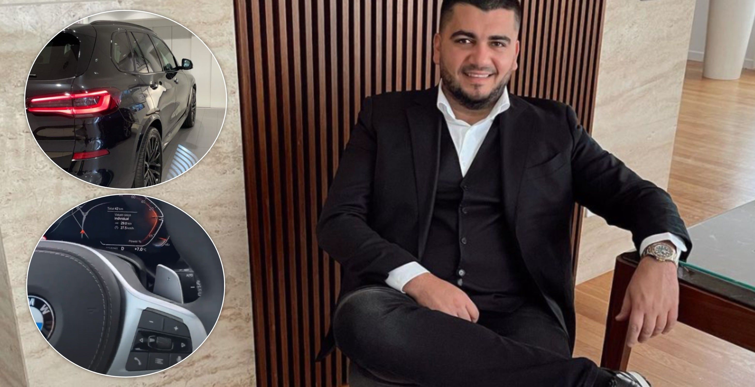 Ermal Fejzullahu presents the new BMW luxury car - Telegrafi - Telegrafi