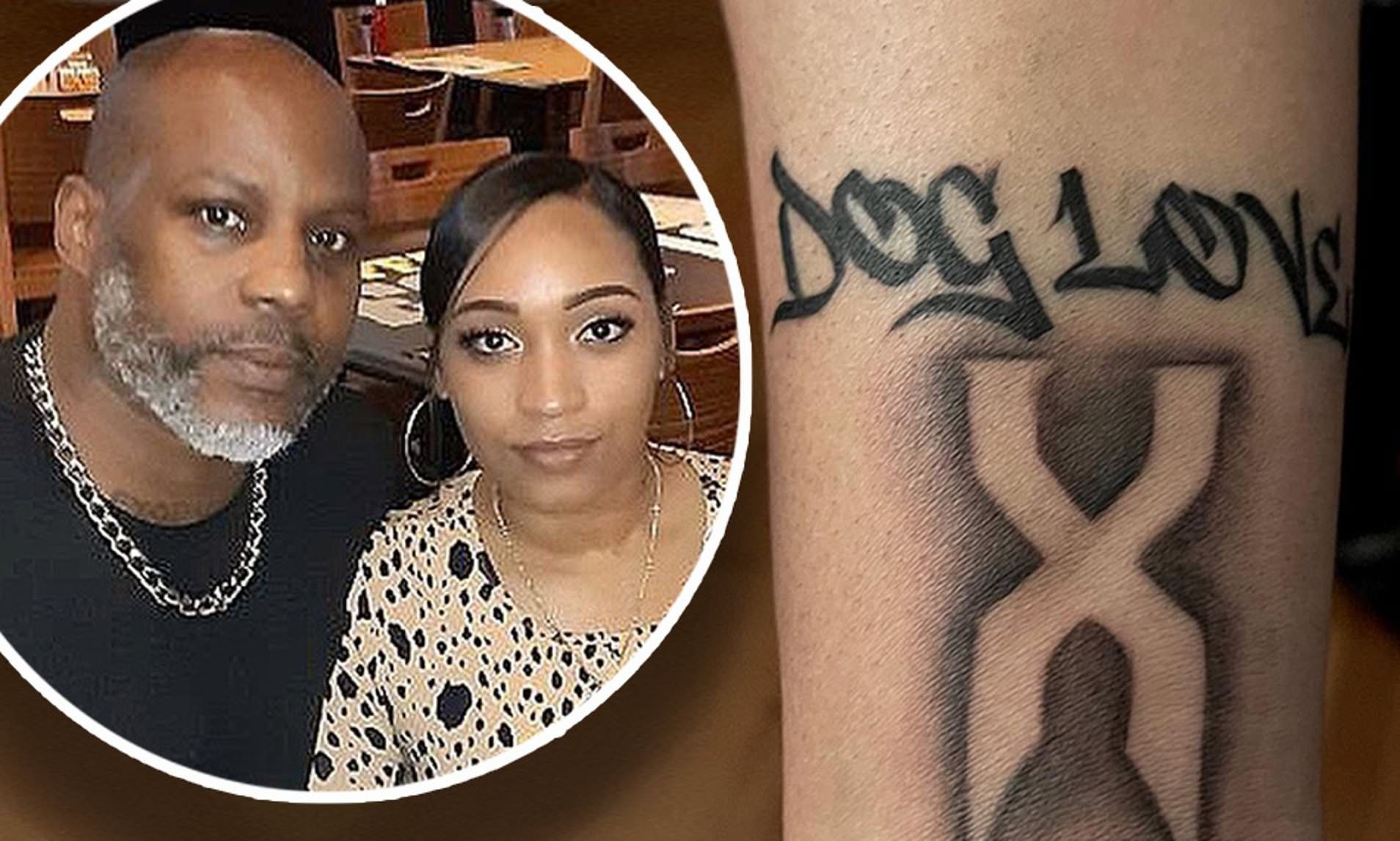 The fiancee of the late DMX, gets a tattoo to remember the rapper ...