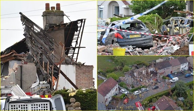 One child dead and four injured - see what a gas explosion in England ...