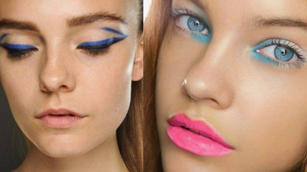 Emphasize makeup pigments: Sea and turquoise eye shadow - Telegraph ...