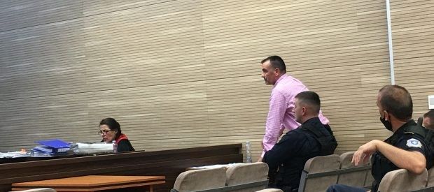 The murder of Triumf Riza, Enver Sekiraqa, appears before the court ...