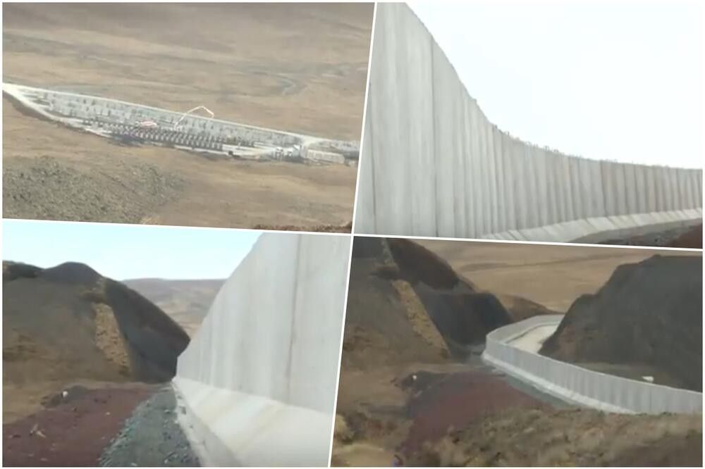 Turkey builds the giant wall along the border line with Iran, wants to ...