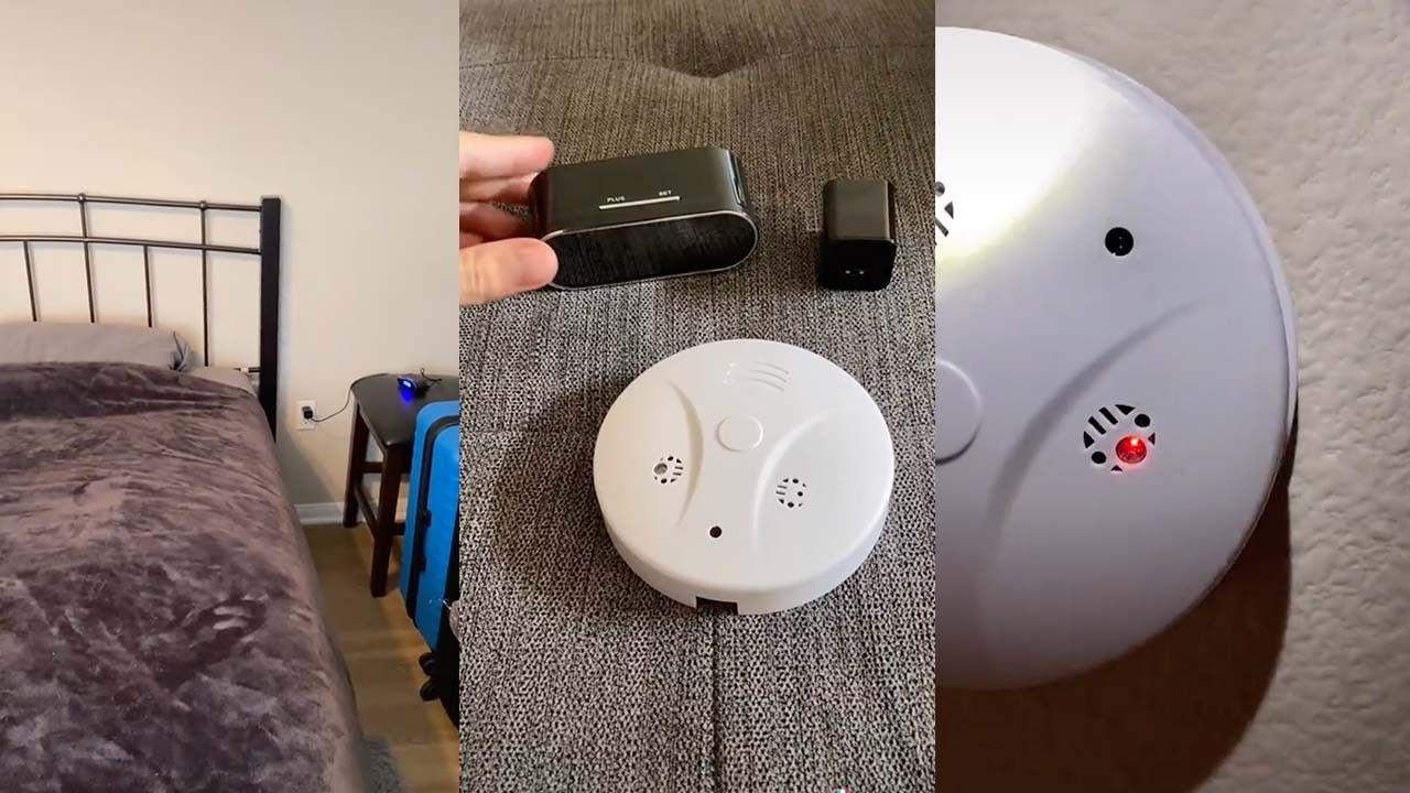 A "hacker" shows how to spot hidden cameras in a hotel room - and not ...