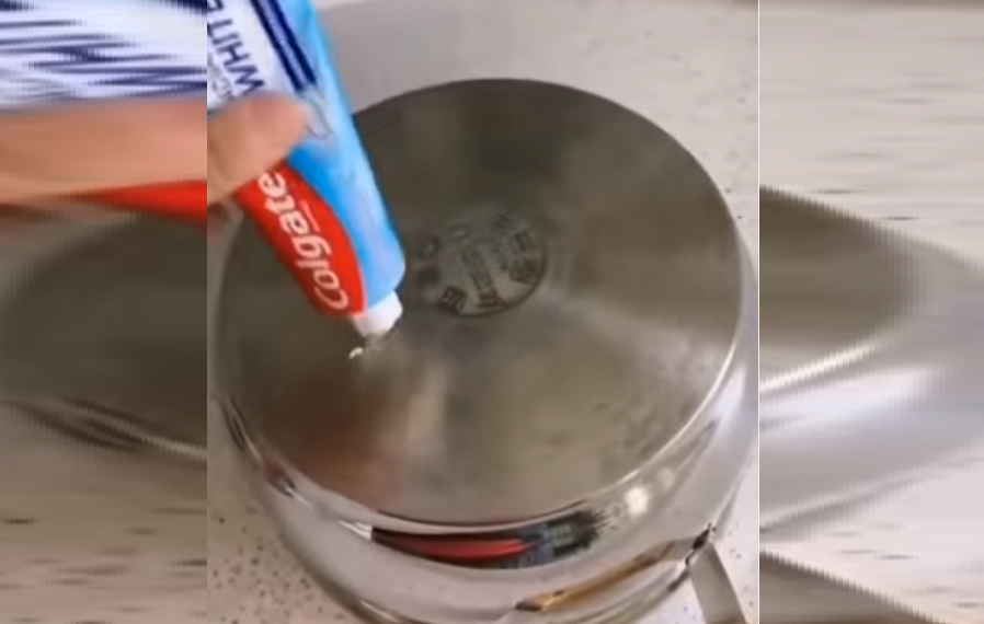 Toothpaste in the kitchen?! See how you can use it to clean pots ...