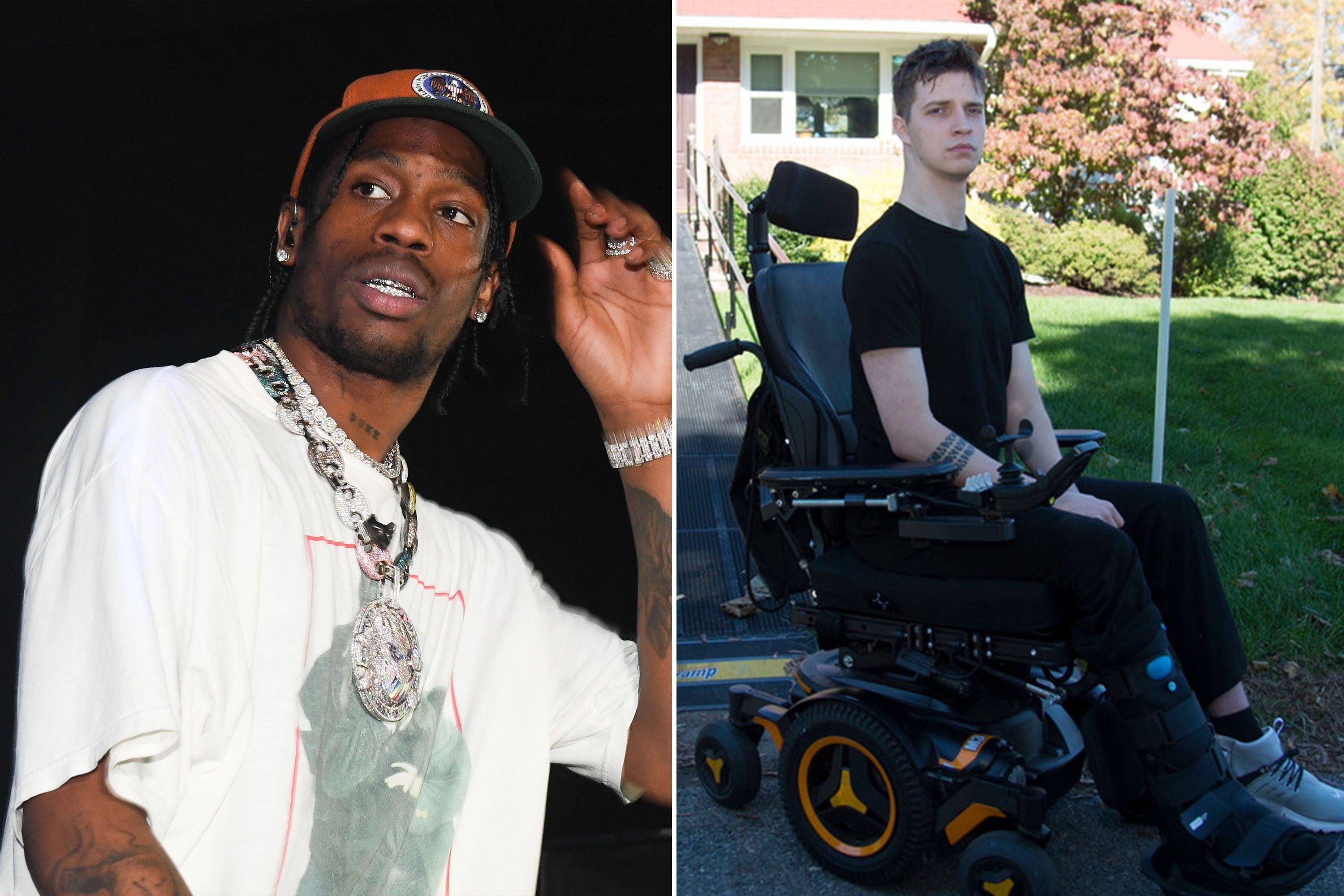 Four years ago - fan paralyzed at Travis Scott concert - Telegraph ...
