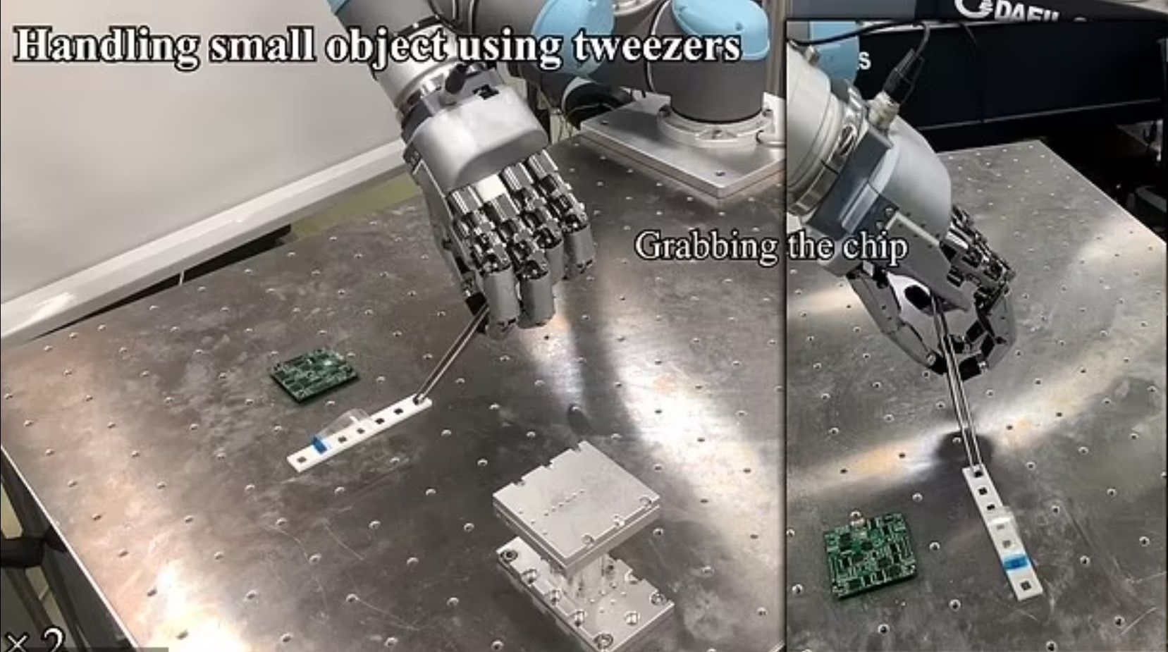 A robotic hand is developed that performs multiple functions, from ...