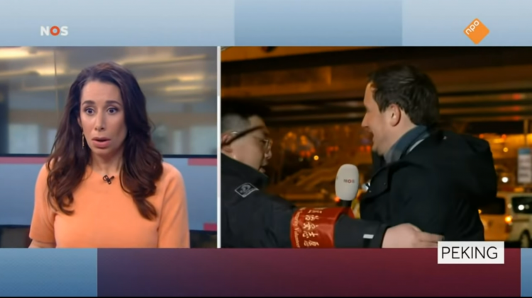 The Dutch journalist is not allowed to report in China - the presenter ...