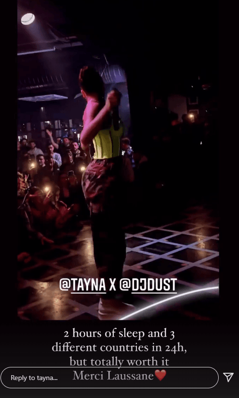 Tayna appears tempting from the next concert, provokes with open ...