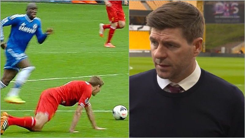 Gerrard jokes about infamous slide - Telegraph - Telegraph
