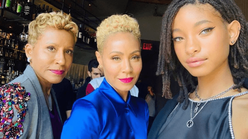 The bizarre video - in the presence of her daughter, Jada proudly ...