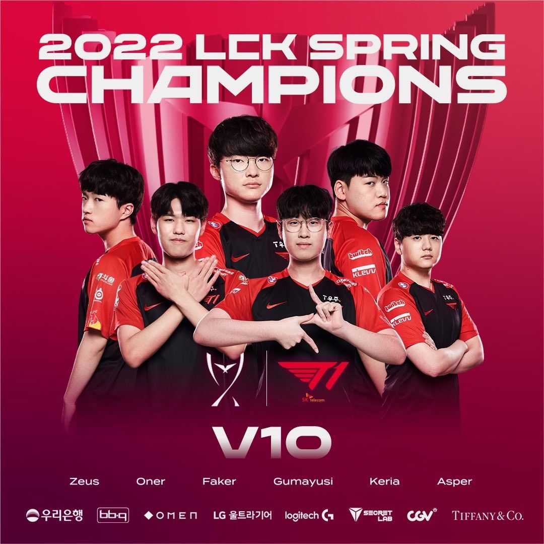 Team T1 Defeat Team GenG in League of Legends LCK Spring Split Finals ...