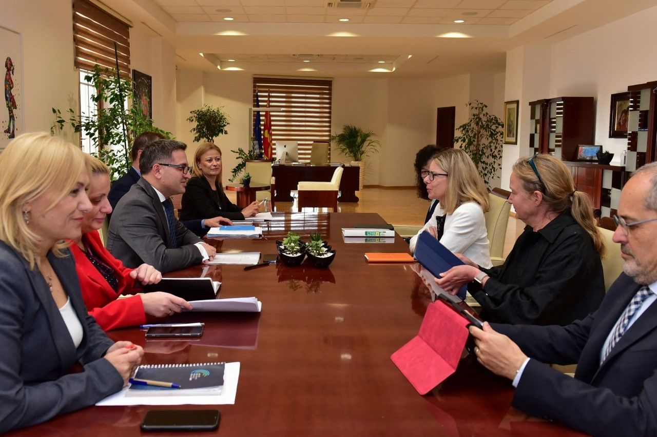 The Minister of Finance, Fatmir Besimi, hosted a delegation from the ...