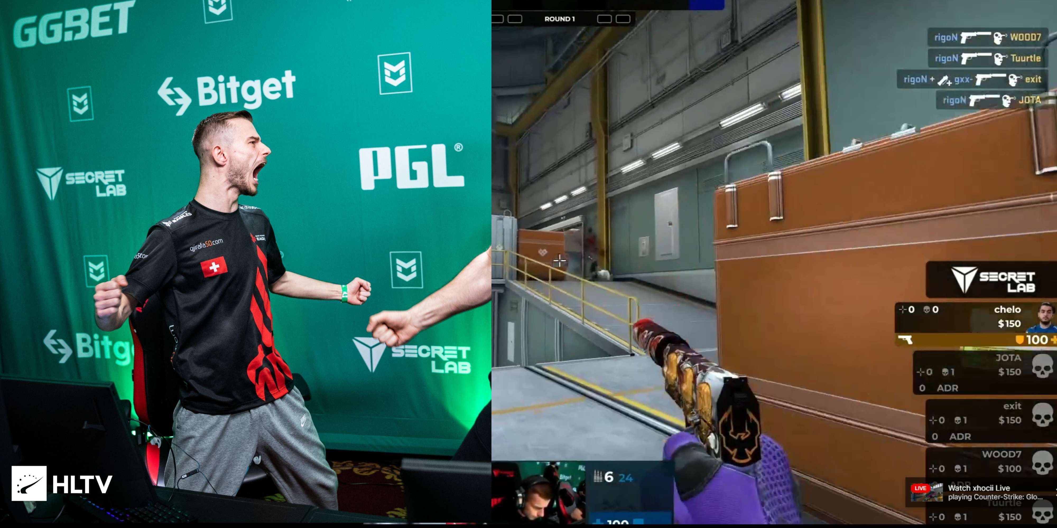 RigoN with four eliminations starts the match against the Brazilian ...