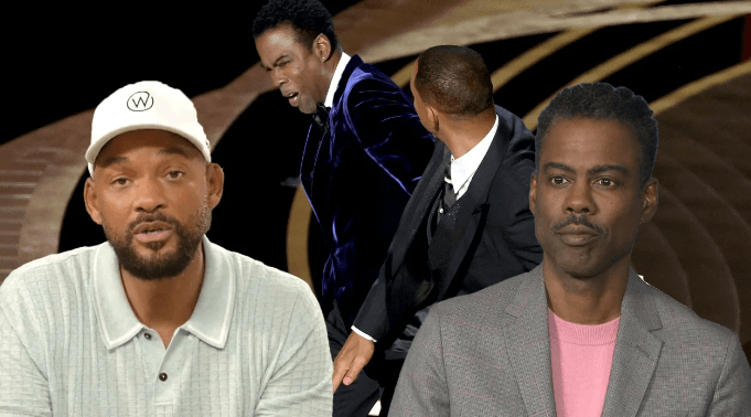 Chris Rock reacts a little after Will Smith apologized for the slap at ...