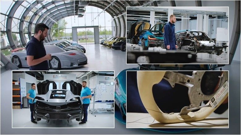 Mate Rimac shows in detail how the production of the Nevera is done ...